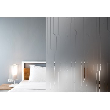 INT 300 Frosted with transparent lines film | REFLECTIV Windows Films ...