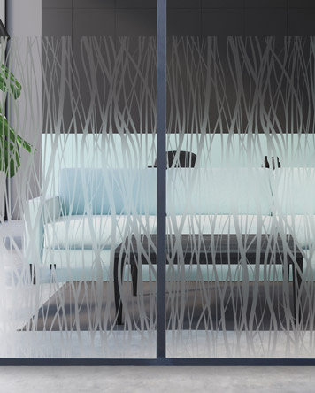 INT 510 Frosted thin curves film |REFLECTIV Windows Films Laize 152cm ...